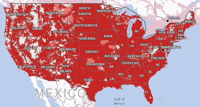 Cellular Maps.com - 4G Coverage Comparison